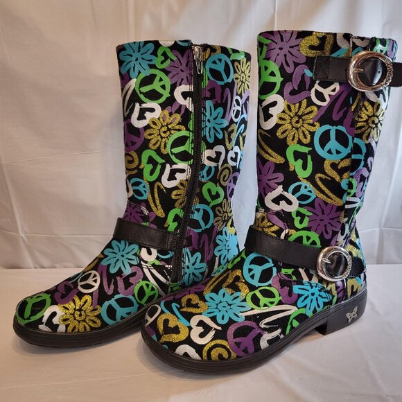 Alegria | Shoes | Alegria Cami Good Vibes Boot Woman Size 39 Eu Peace ...